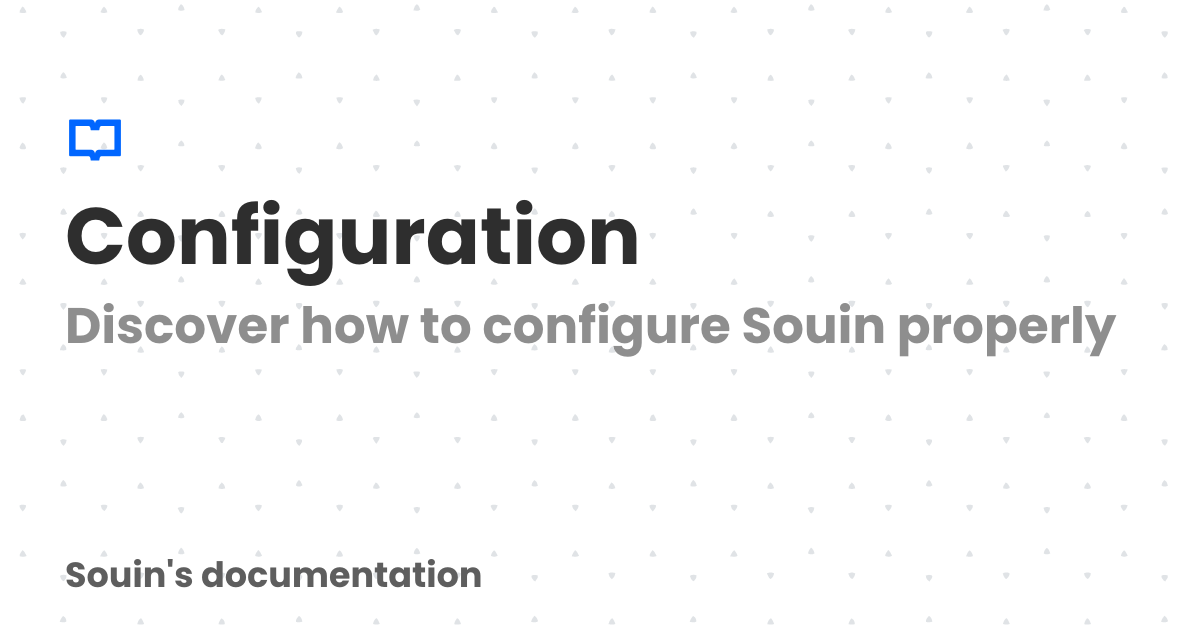 Configuration | Souin's documentation