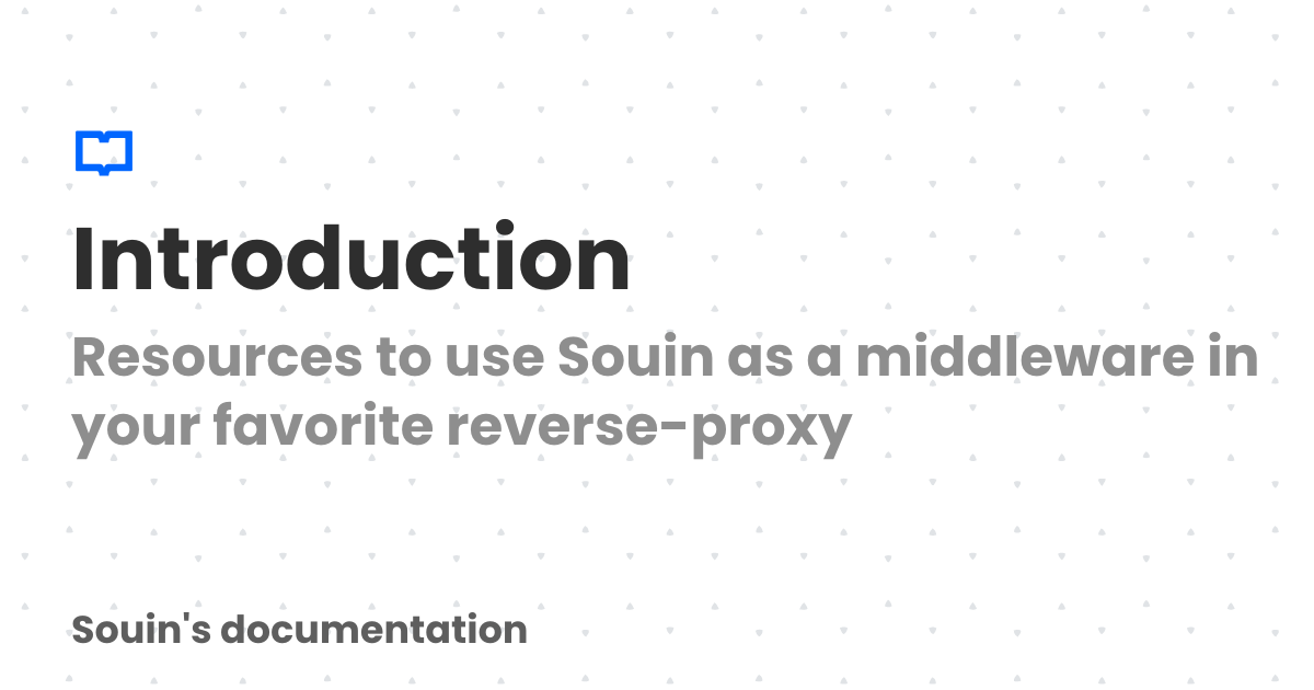 Introduction | Souin's documentation
