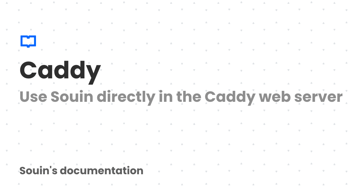 Caddy | Souin's documentation